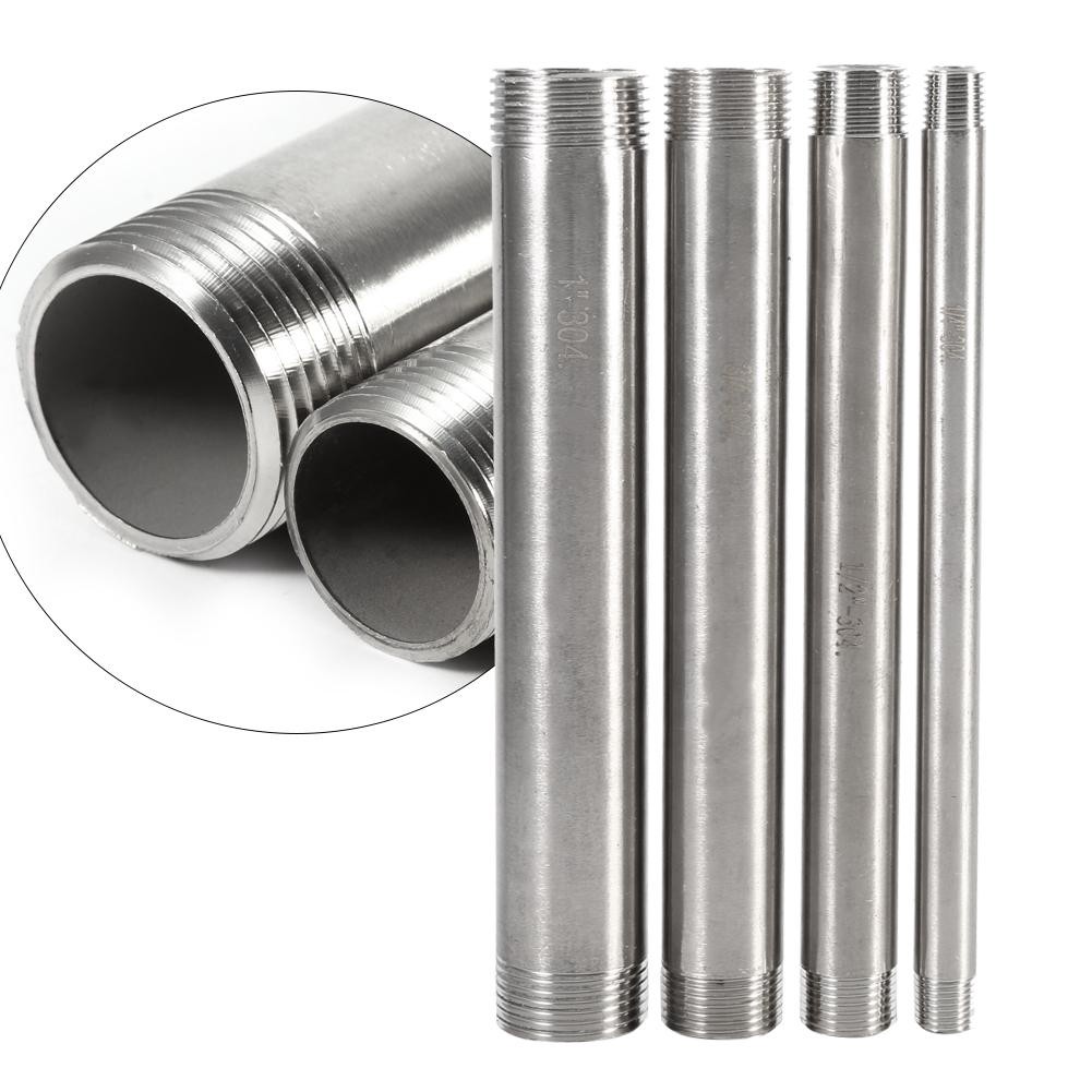 (3"~12") Stainless Steel Pipe SUS304 Short Pipe Male Threaded Pipe 1/2" (DN15mm) Page 1 | Shopee ...
