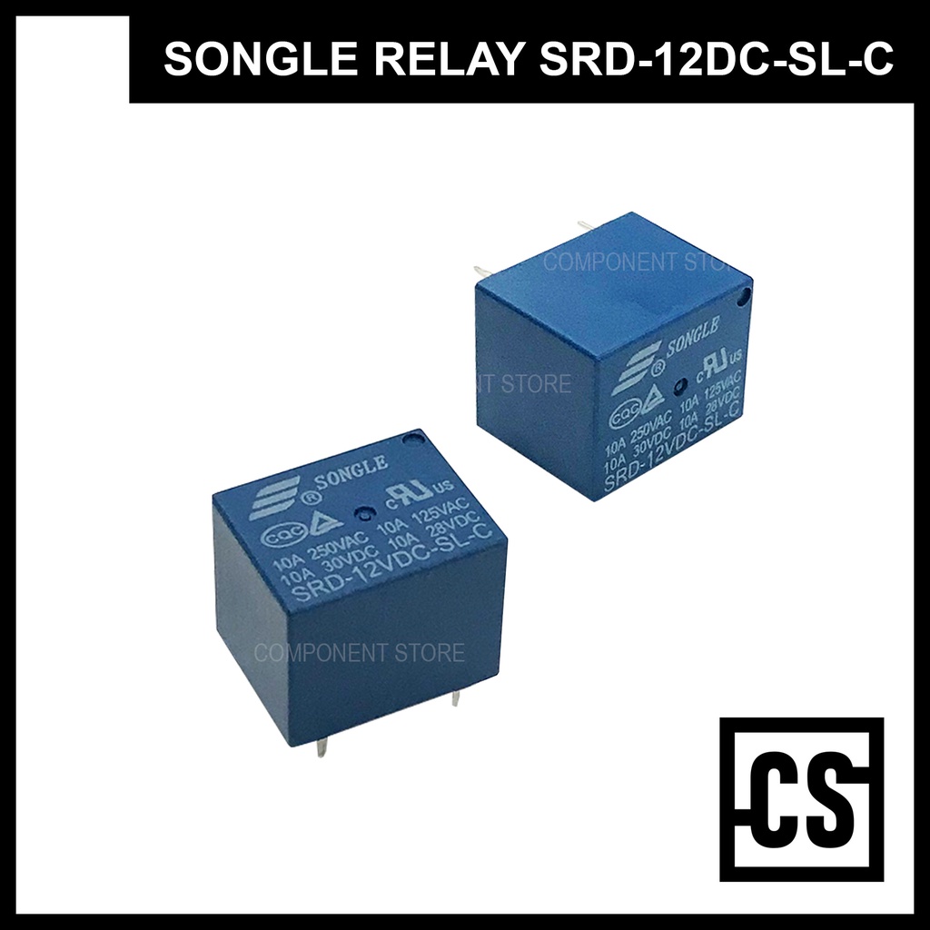 Songle relay SRD-12VDC-SL-C SRD-24VDC-SL-C Automation Security Door ...