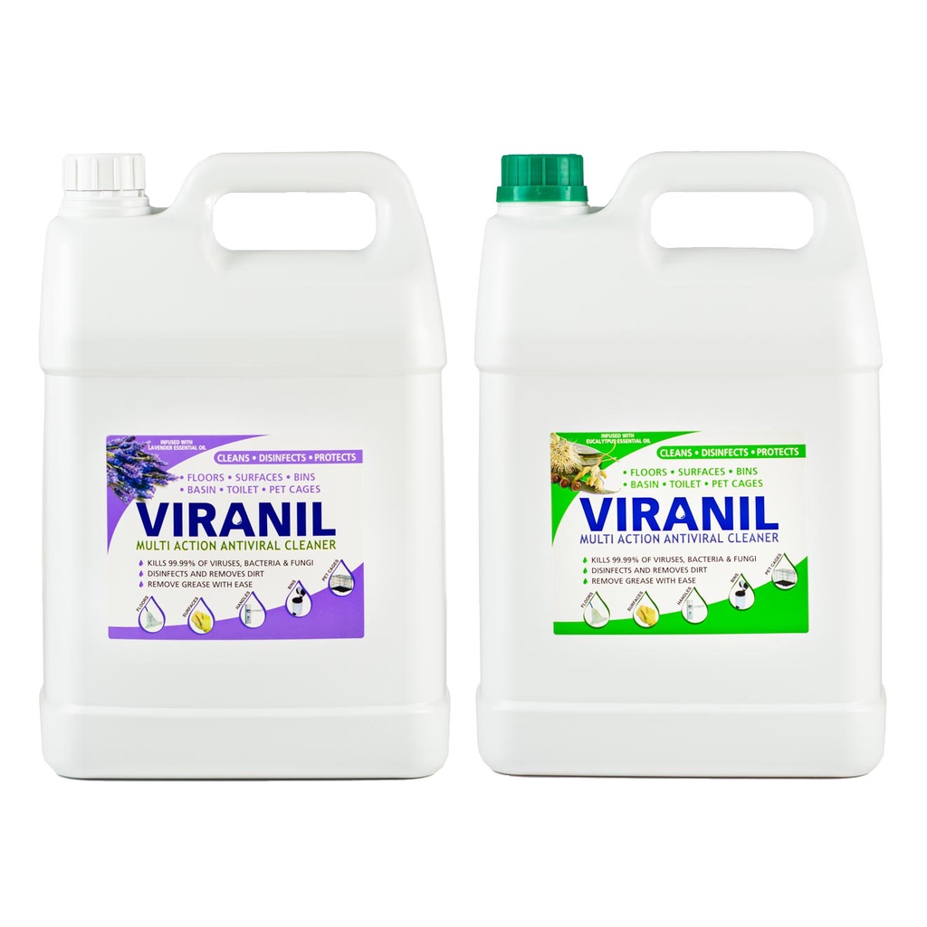 (+FREE GIFT) VIRANIL CLEANER 5L - LAVENDER | EUCALYPTUS (EXP 09/2024 ...