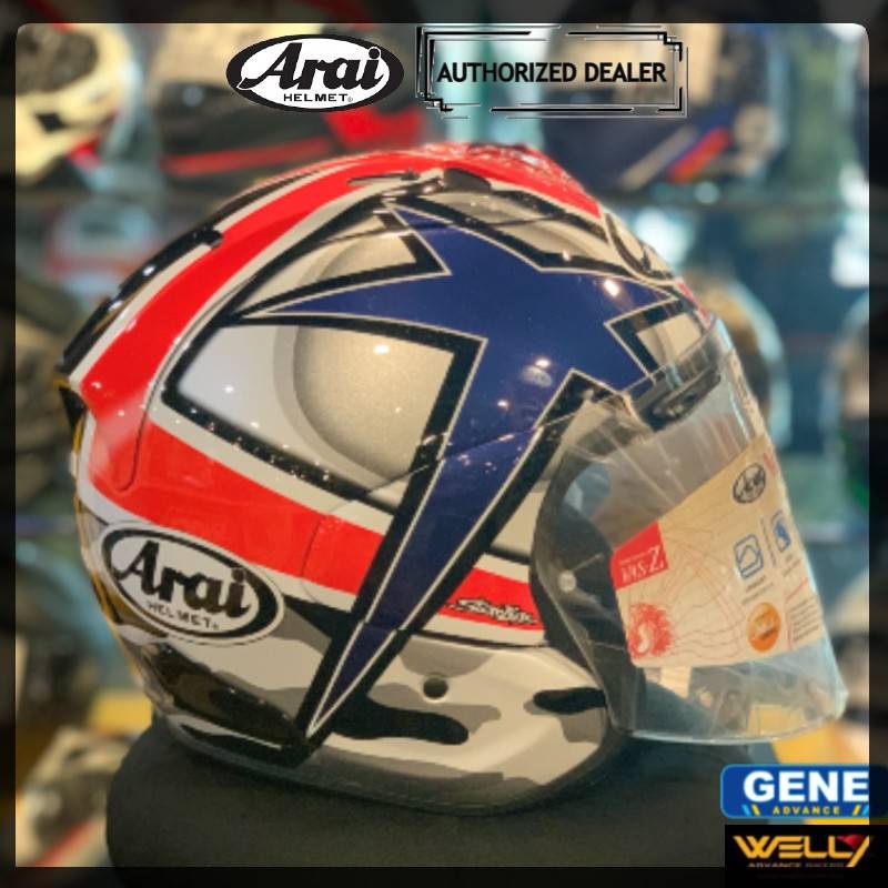 ARAI VZ RAM Hayden Laguna Open Face Jet Helmet 100% Original From Authorized Dealer | Shopee ...
