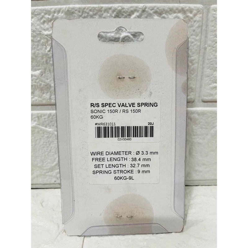 UMA RACING VALVE SPRING Y15ZR/LC135/RS150/SRL115 FI/EX5 K2 R/S SPEC 100 ...