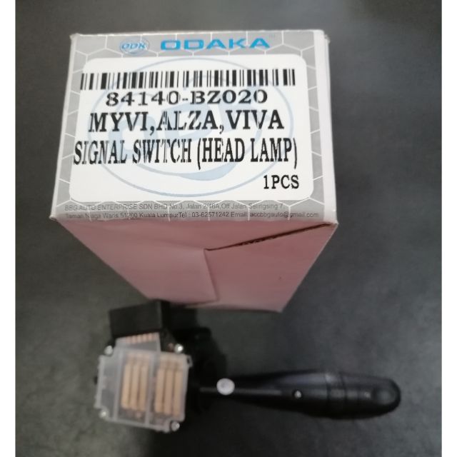 Perodua Myvi,Alza,Viva, Axia 2014Y,Avanza Signal Switch 12Pin(Head Lamp ...