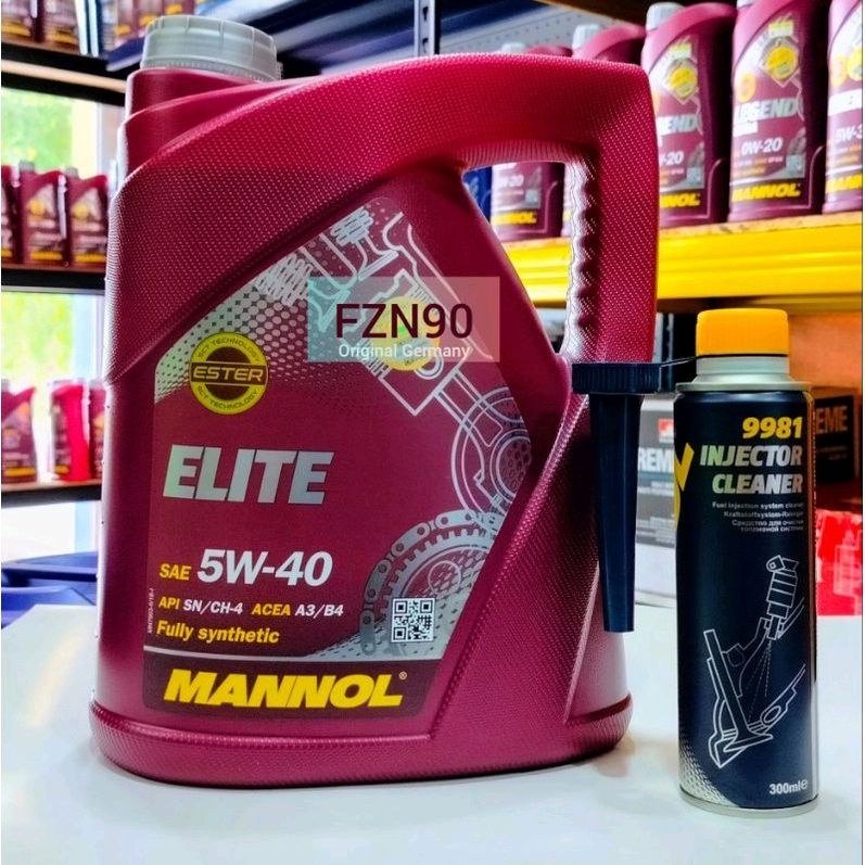 Mannol 7903 Elite Fully + Ester 5W40 (5/6 Liter) | Shopee Malaysia