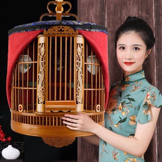 sangkar burung murai batu Bird cage large full set of old bamboo ...