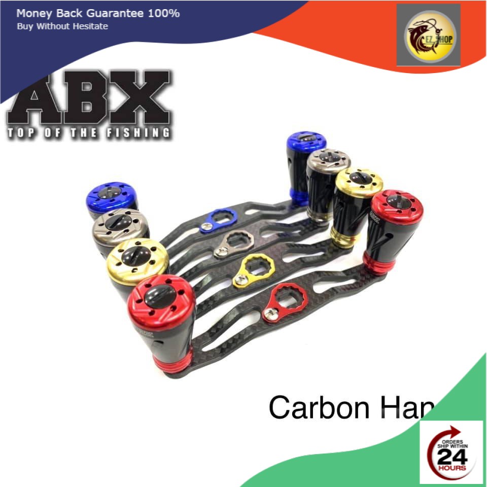 🅰🅻🅴🔥Ready Stock🔥ABX HANDLE SET ALUMINIUM/CARBON CURVE WITH ALUMINIUM ...