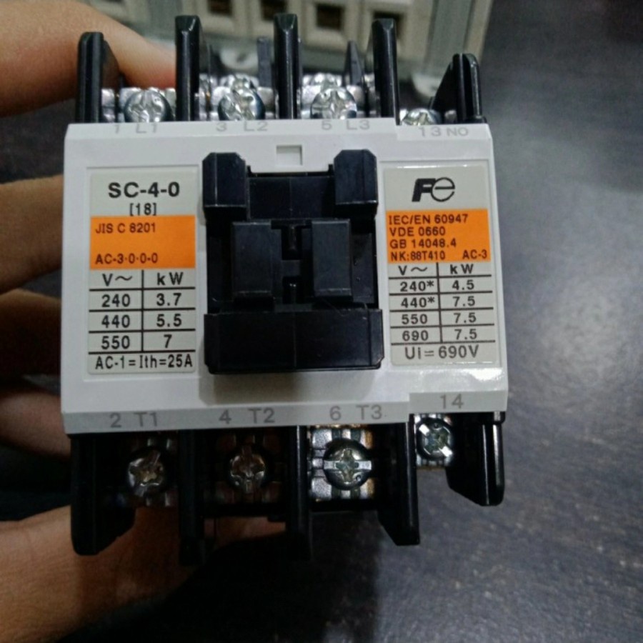 Contactor SC-4-0 25A 7.5kw 10HP 220V Fuji Contactor | Shopee Malaysia
