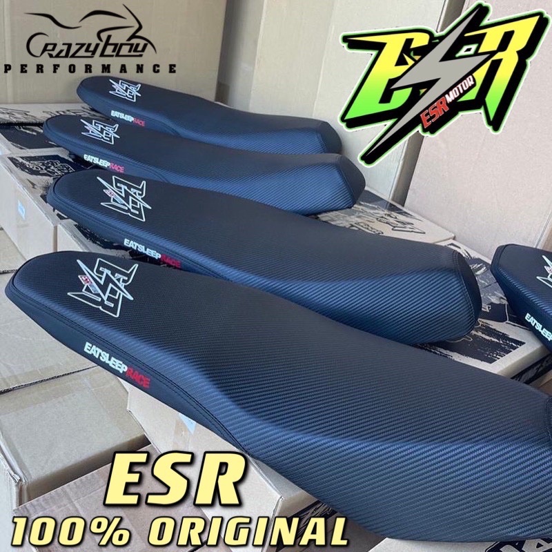 ESR MOTOR 100% ORIGINAL CARBON SEAT RACING NEW MODEL LOGO CURVE FLAT ...