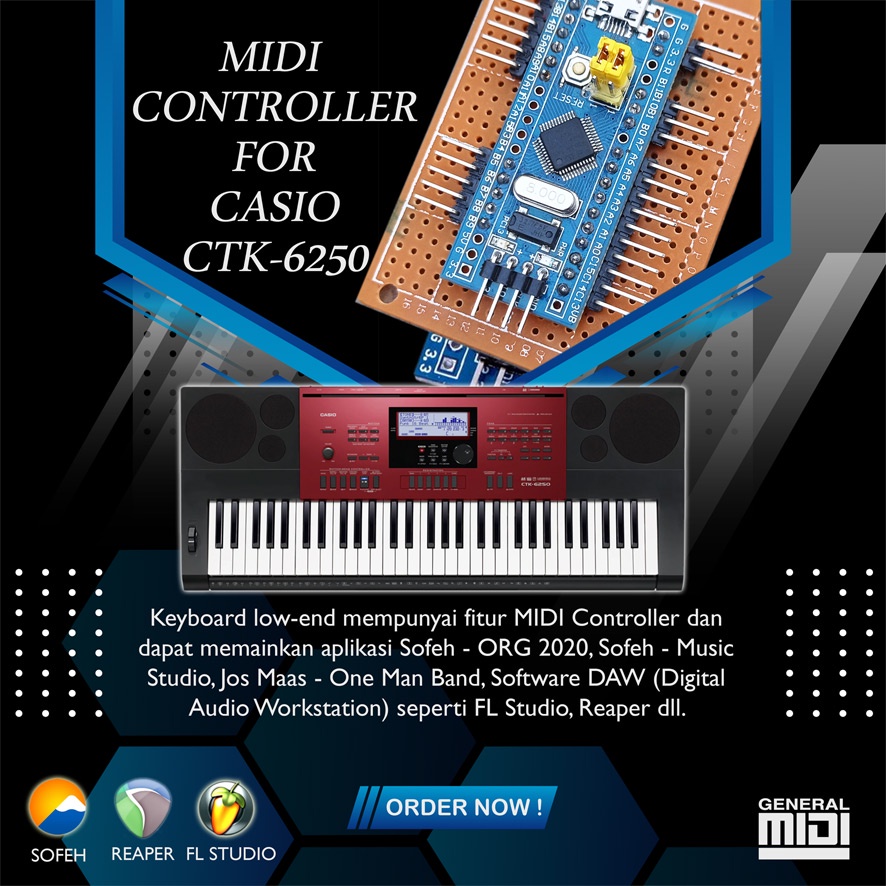 Casio CTK-6200 and CTK-6250 MIDI Controller Module | Shopee Malaysia