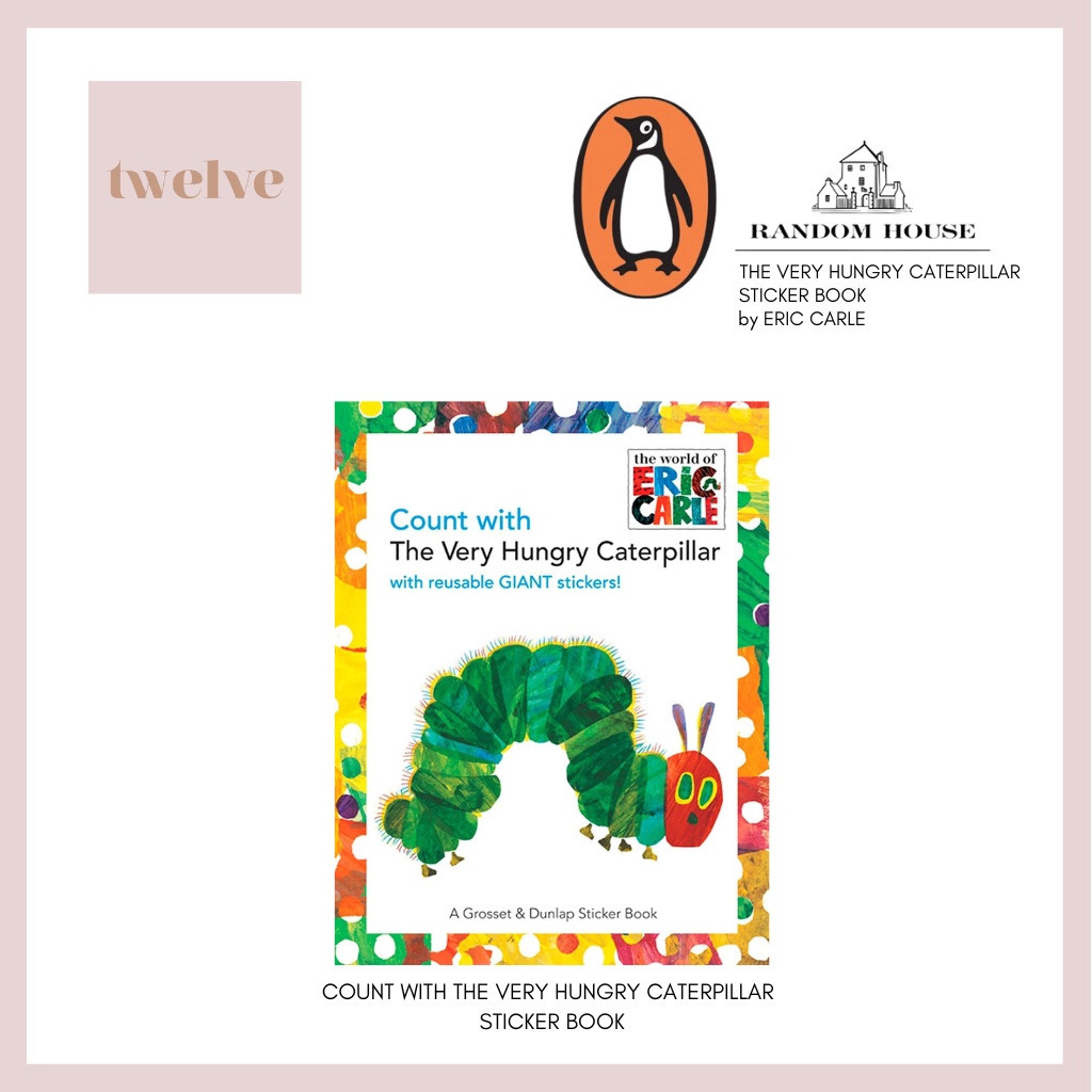 Count with the Very Hungry Caterpillar (Sticker Book) | Shopee Malaysia