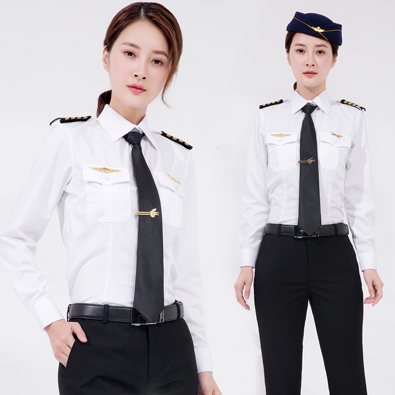 [New Product Ready Stock] Air Uniform Captain Uniform Blouse Pilot ...