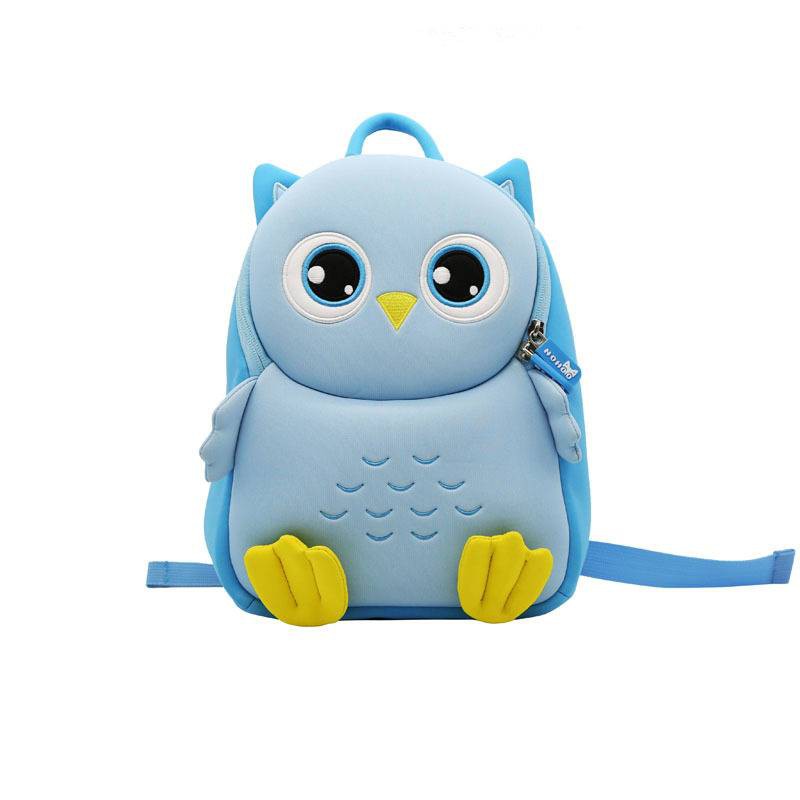 NOHOO Kid Backpack Owl (Blue) | Shopee Malaysia