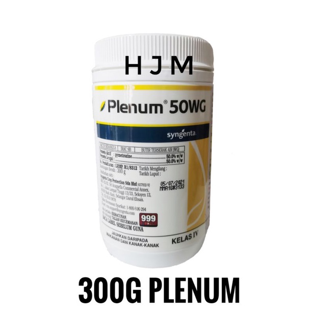 SYGENTA PLENUM 50 WG (300G) PYMETROZINE RACUN BENA PERANG RACUN BOM | Shopee Malaysia