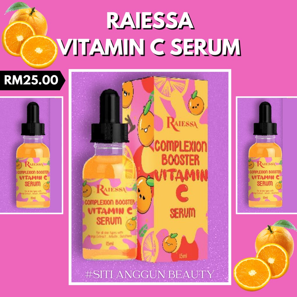🔥ORIGINAL HQ🔥 RAIESSA VITAMIN C SERUM + FREE GIFT | Shopee Malaysia