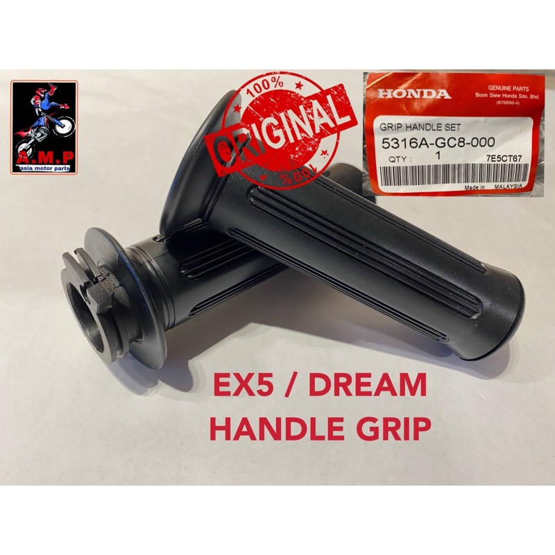 HONDA HANDLE GRIP,THROTTLE GRIP EX5 , DREAM , C70 ,GBO J 100% ORIGINAL ...