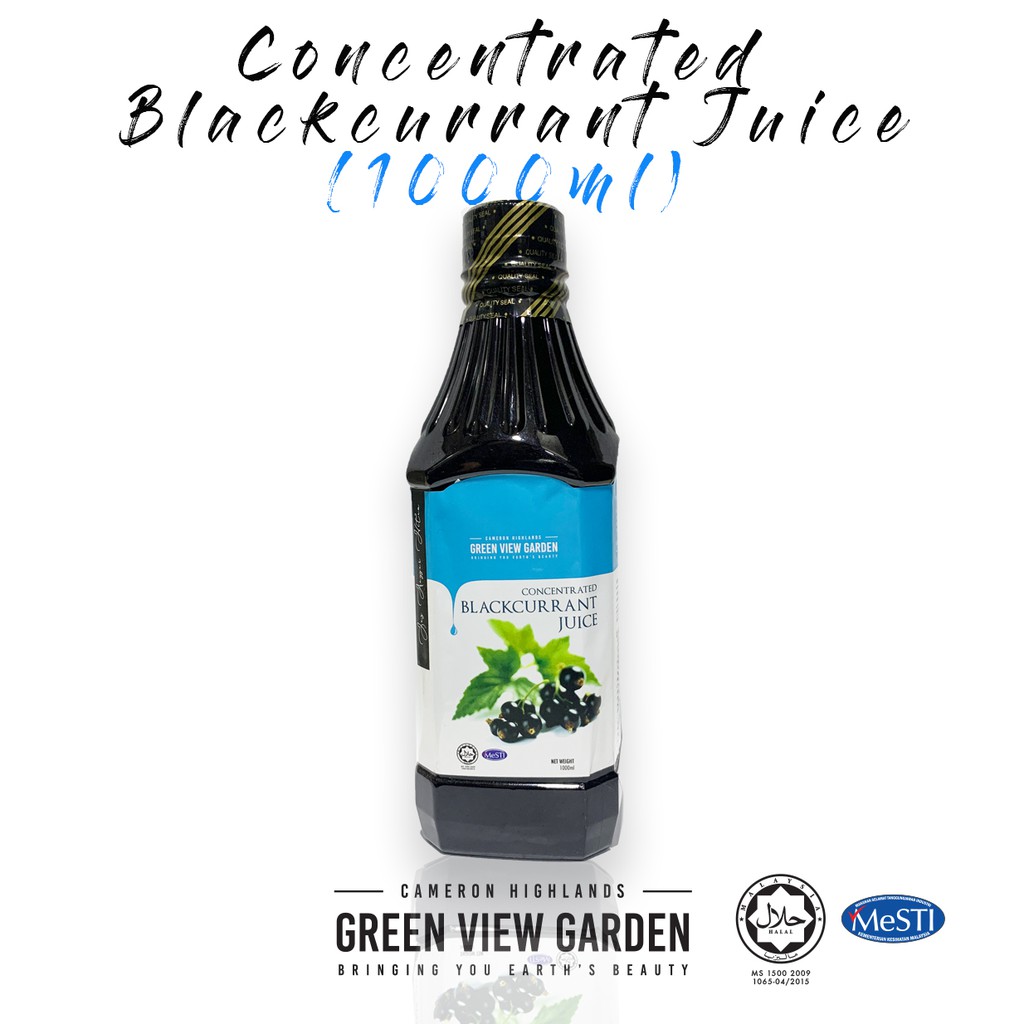 Cameron Highlands - Concentrated Blackcurrant Juice (1000ml) | Shopee ...