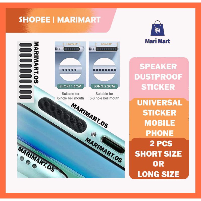 [READY STOCK] 🇲🇾 DUST PROOF STICKER SPEAKER FOR ANDROID AND IPHONE ...