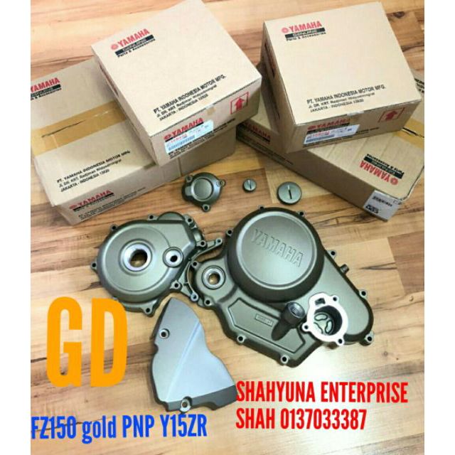 FZ150 ENGINE COVER GOLD ORIGINAL (Y15ZR/FZ150) | Shopee Malaysia