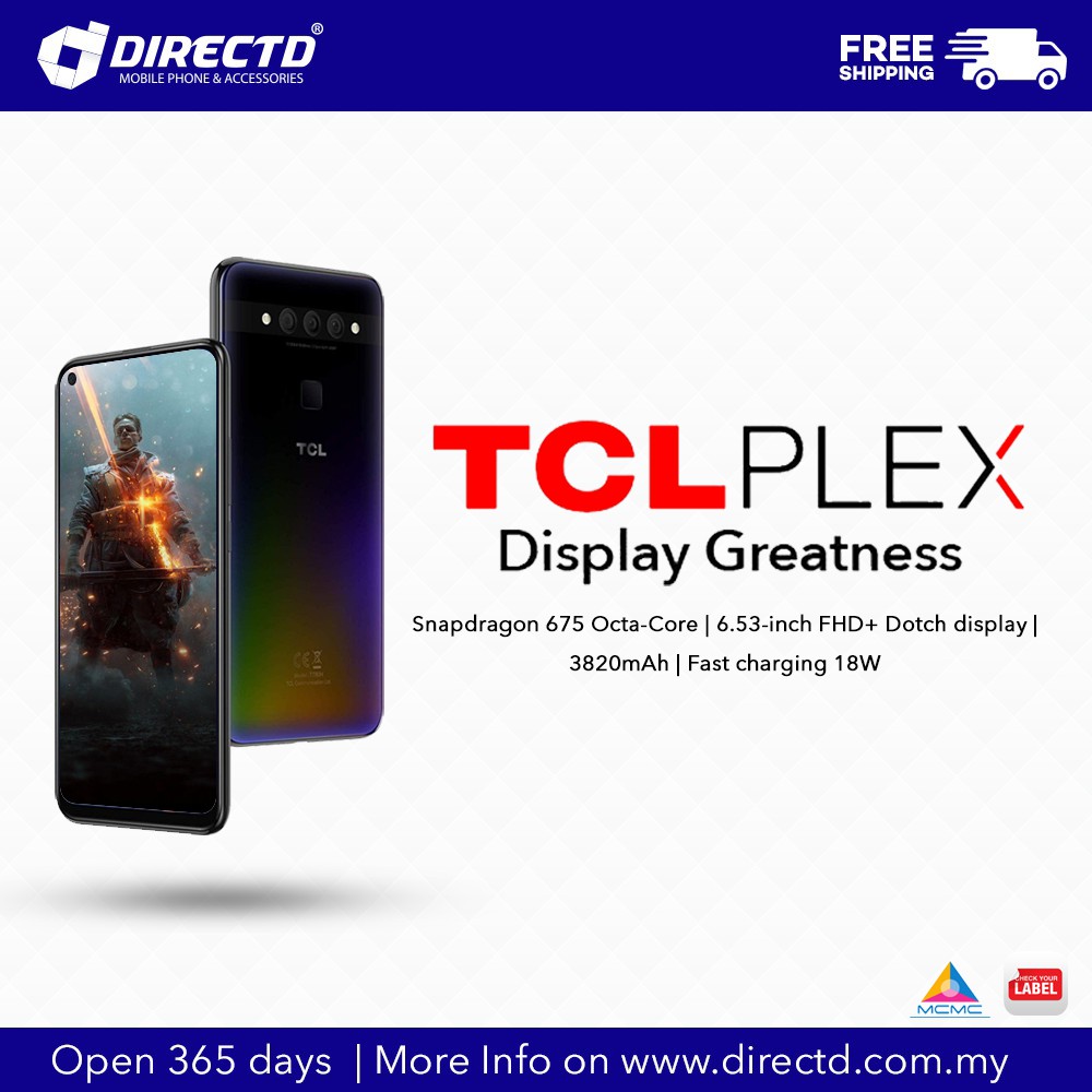 TCL PLEX (6GB RAM | 128GB ROM | NXT VISION | SNAPDRAGON 675) | Shopee ...