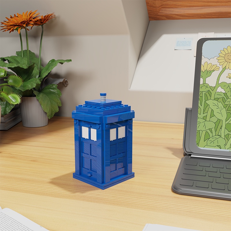 BuildMOC classic sci-fi Doctor Who telephone booth Tardis model ...