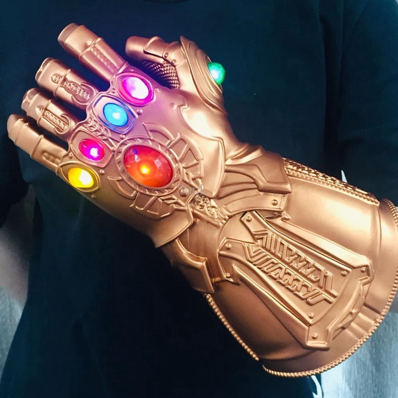 Avengers 3 Infinity War Infinity Gauntlet LED Light Thanos Gloves ...