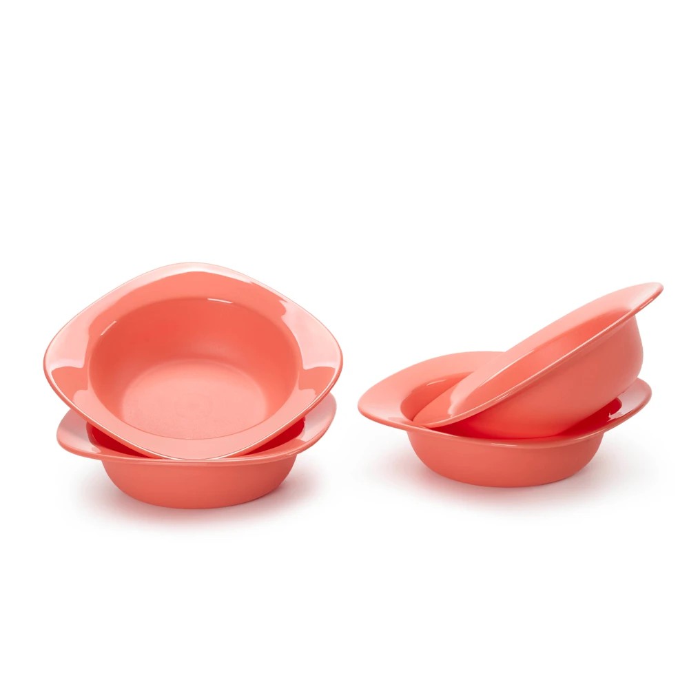 Tupperware Bloomia blossom bowl peach (4pcs) | Shopee Malaysia