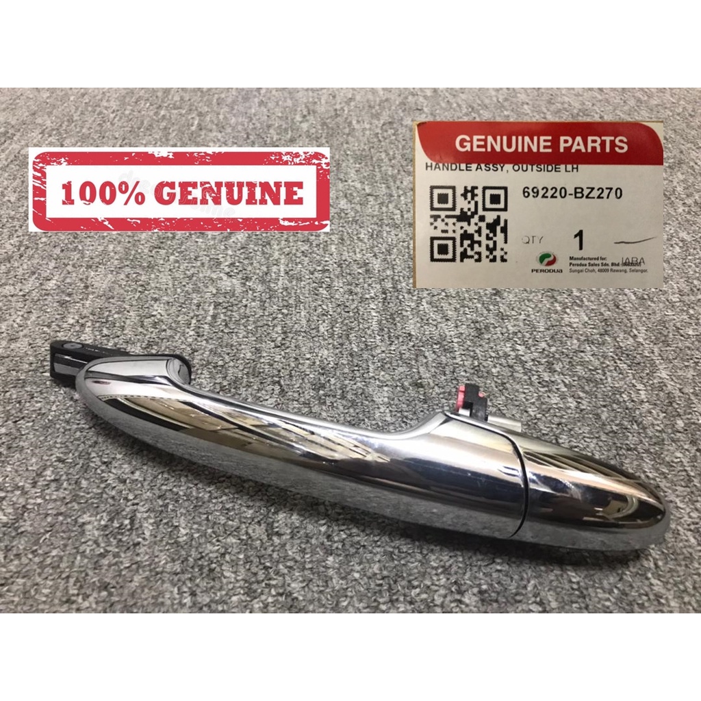 100% GENUINE PERODUA MYVI 2018 AXIA BEZZA DOOR OUTER HANDLE FRONT LEFT ...
