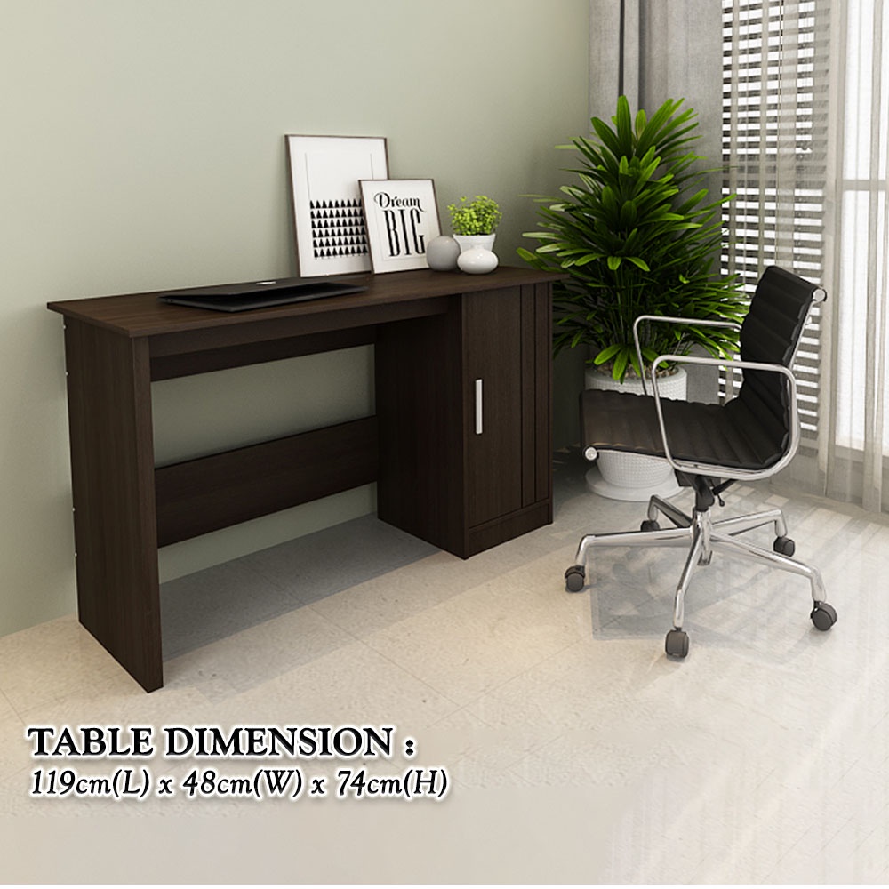 HP044 Modern Study Desk (4 Feets) PC Table Home Office Desk Office ...