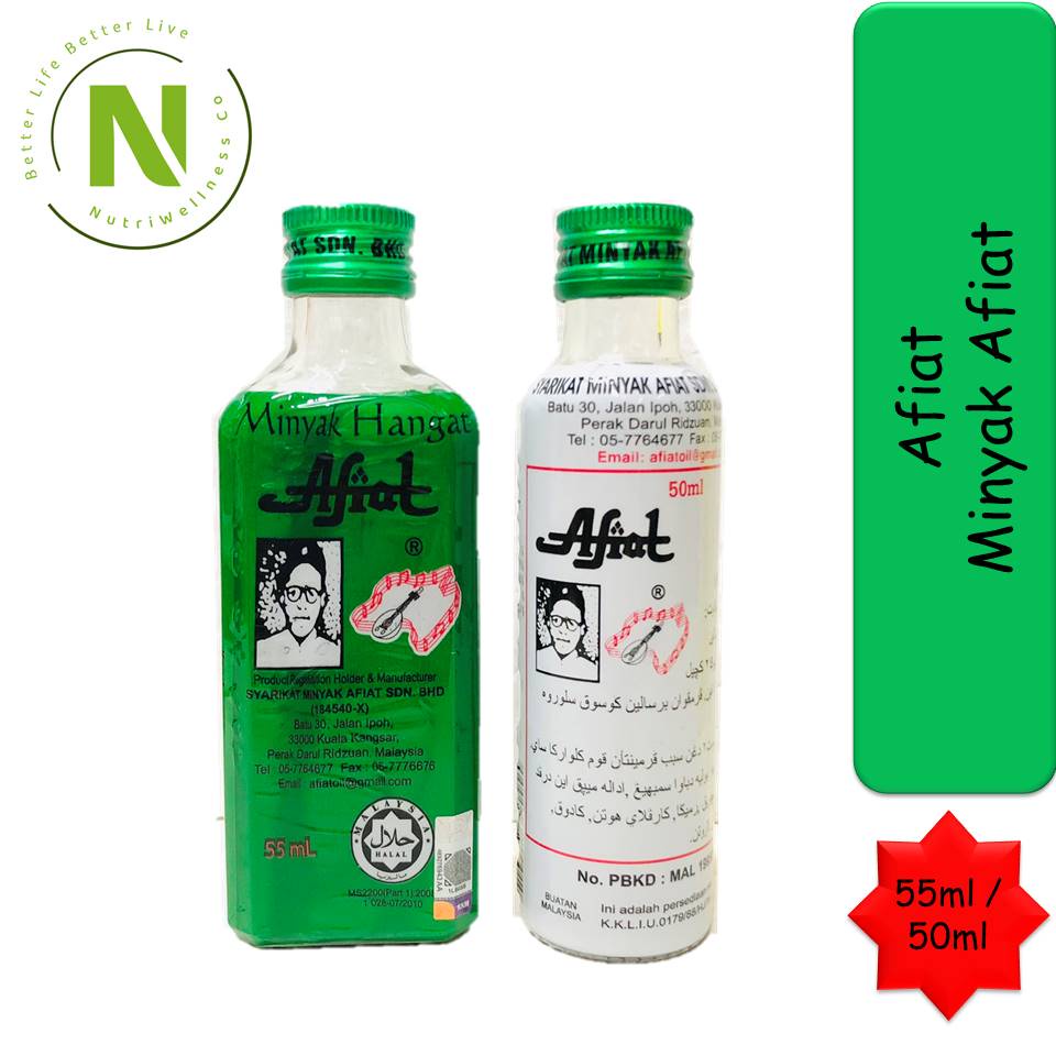 Afiat Minyak 50ml / Afiat Minyak Hangat 55ml | Shopee Malaysia