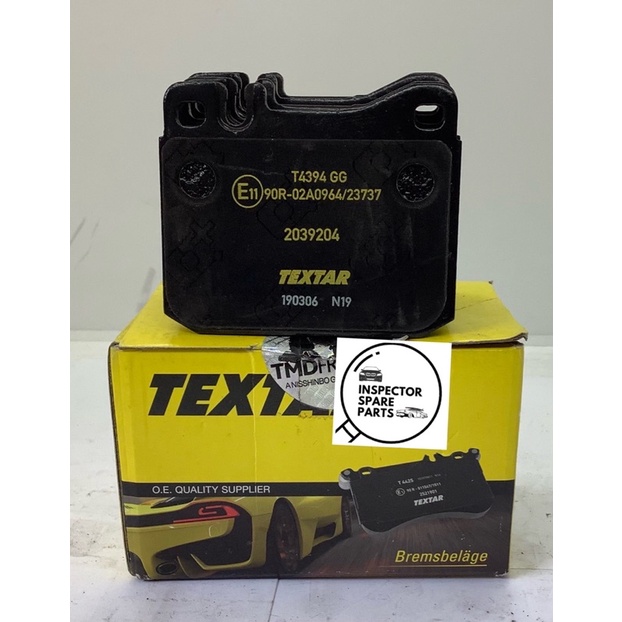 TEXTAR MERCEDES W116 W123 FRONT BRAKE PAD 001 420 7820TEX | Shopee Malaysia