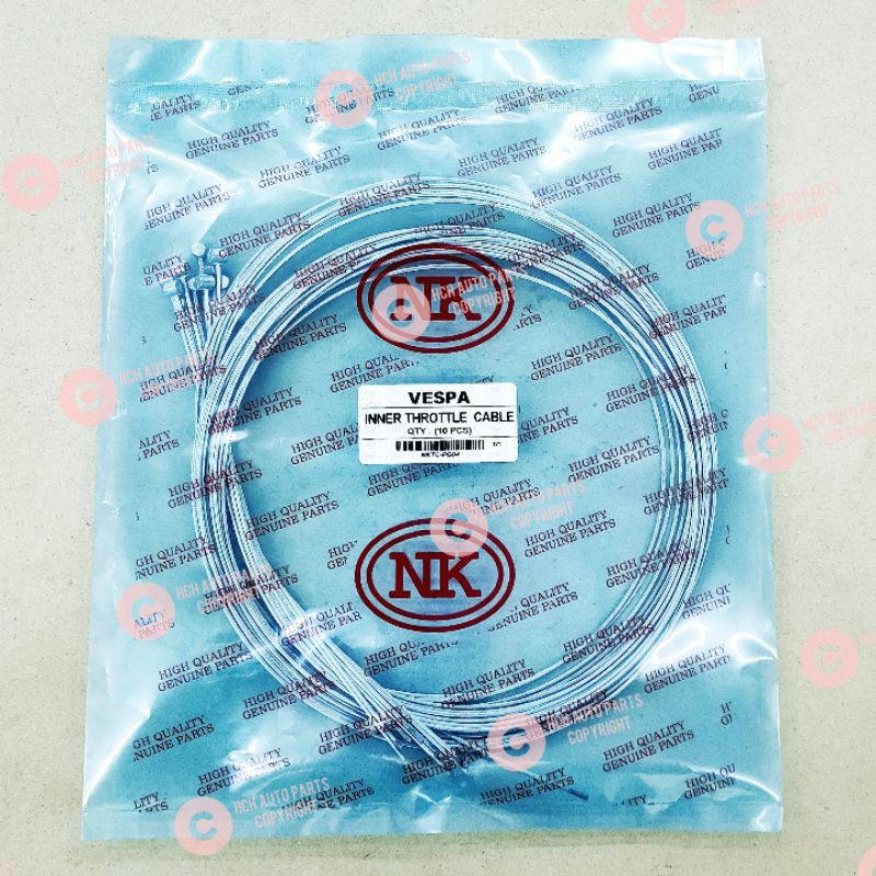 INNER THROTTLE CABLE - PIAGGIO - VESPA & FOR UNIVERSAL MODIFIED USE ...