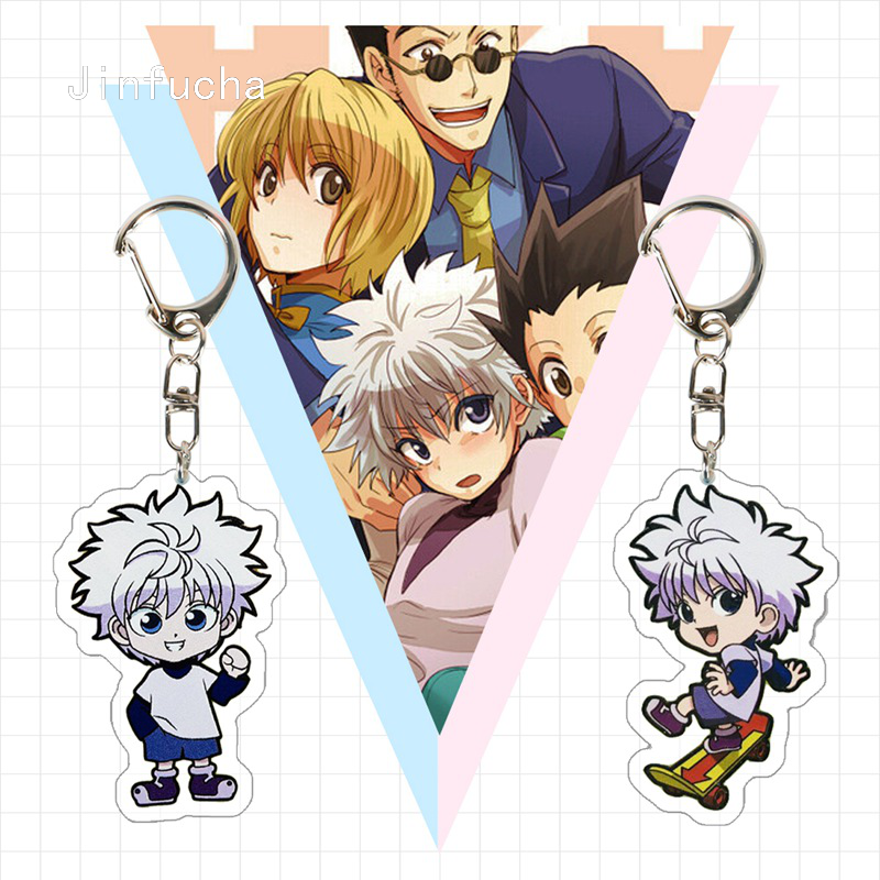 Jinfucha Hunter x Hunter Anime Acrylic Keychain Hisoka Morow, Chrollo ...
