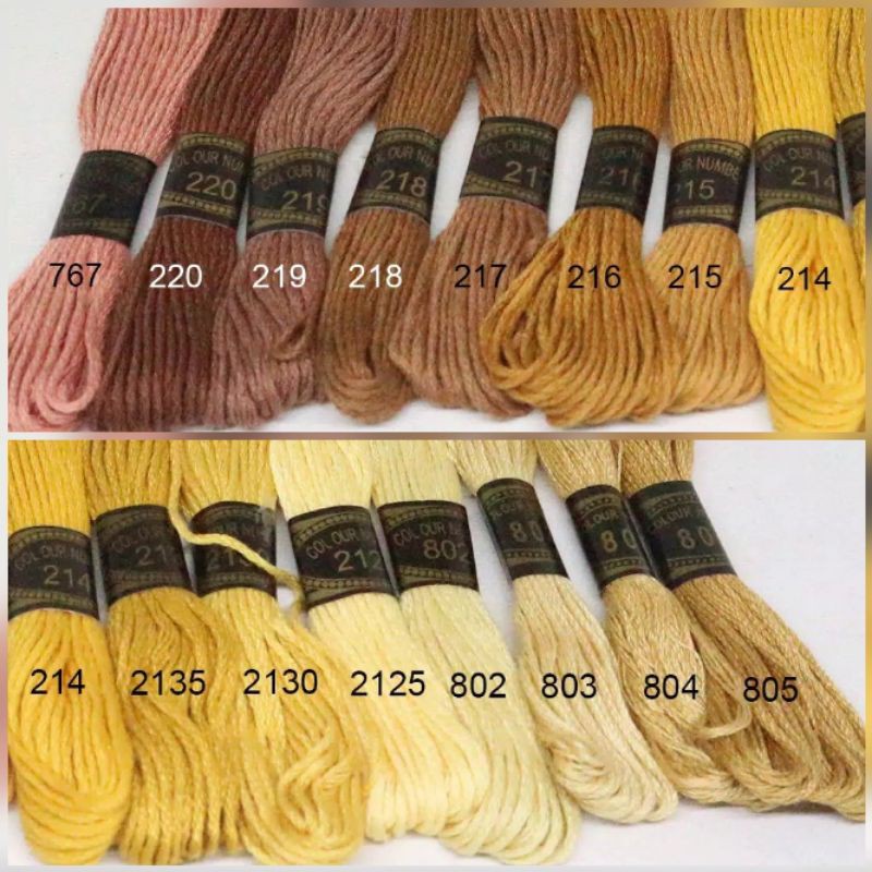 Rose Embroidery Thread (BROWN Bar) | Shopee Malaysia