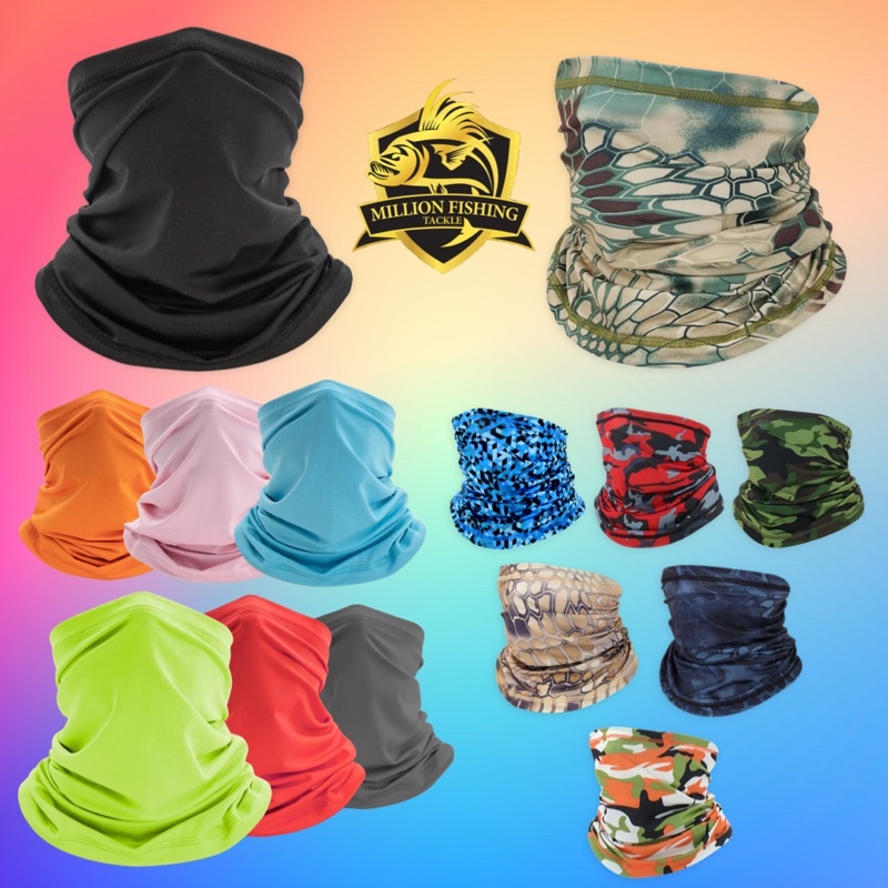 【FM001】Topeng Muka Anti Dust UV protect Fishing Ice Silk Buff Bandanan ...