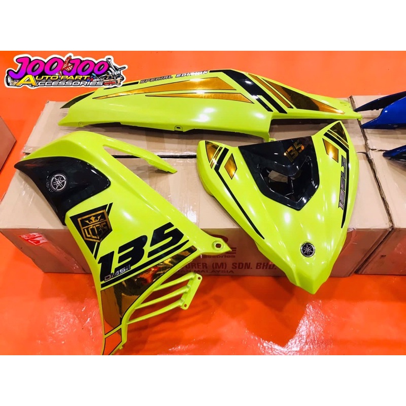HLD COVER SET CUSTOM LC135 V6 YELLOW-GOLD | Shopee Malaysia