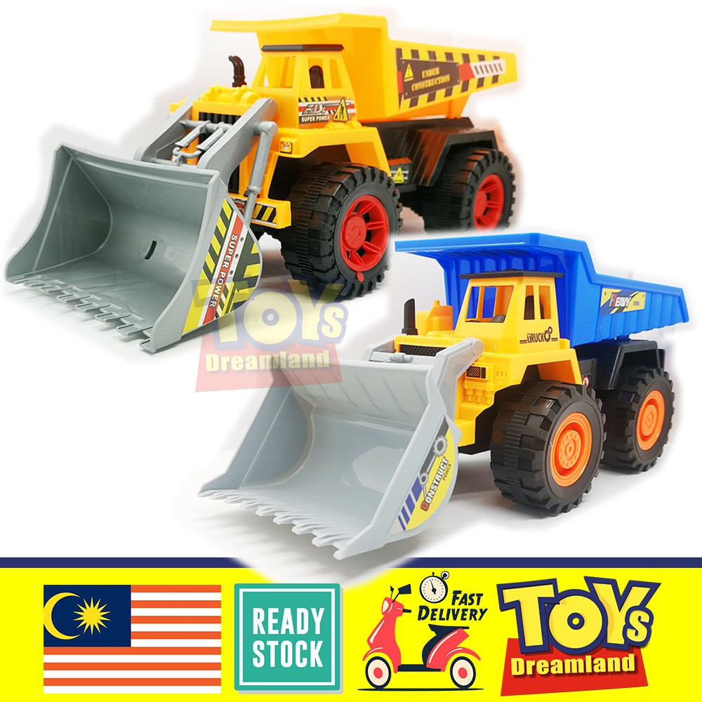 🌈 BIG SIZE Crawler Loaders Dump Truck Construction Toy Pretend Play 🌈 ...