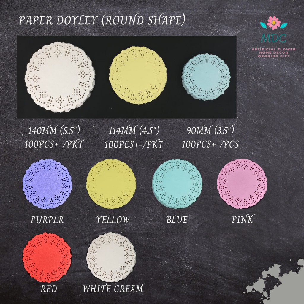 Dolley paper/dolly paper/kertas dolly/doily paper | Shopee Malaysia