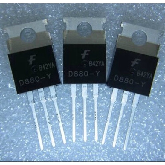 ((10 Pcs) D880 KSD880Y TO-220 NPN Power Transistor 3A 60V | Shopee Malaysia