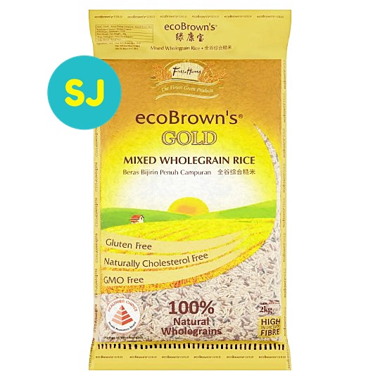 Ecobrown Wholegrains Rice 5kg | Shopee Malaysia