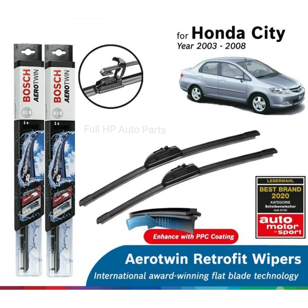 Bosch Aerotwin Retrofit U Hook Wiper Set for H/D City SEL 1st Gen (24"/14") | Shopee Malaysia