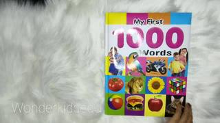 My First 1000 Words | Picture Dictionary | Baby Book | Activity Book ...