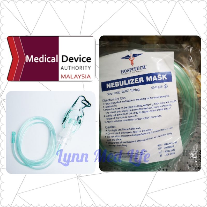 Hospitech Nebulizer Mask (Children Kanak-kanak) Asthma COPD High ...