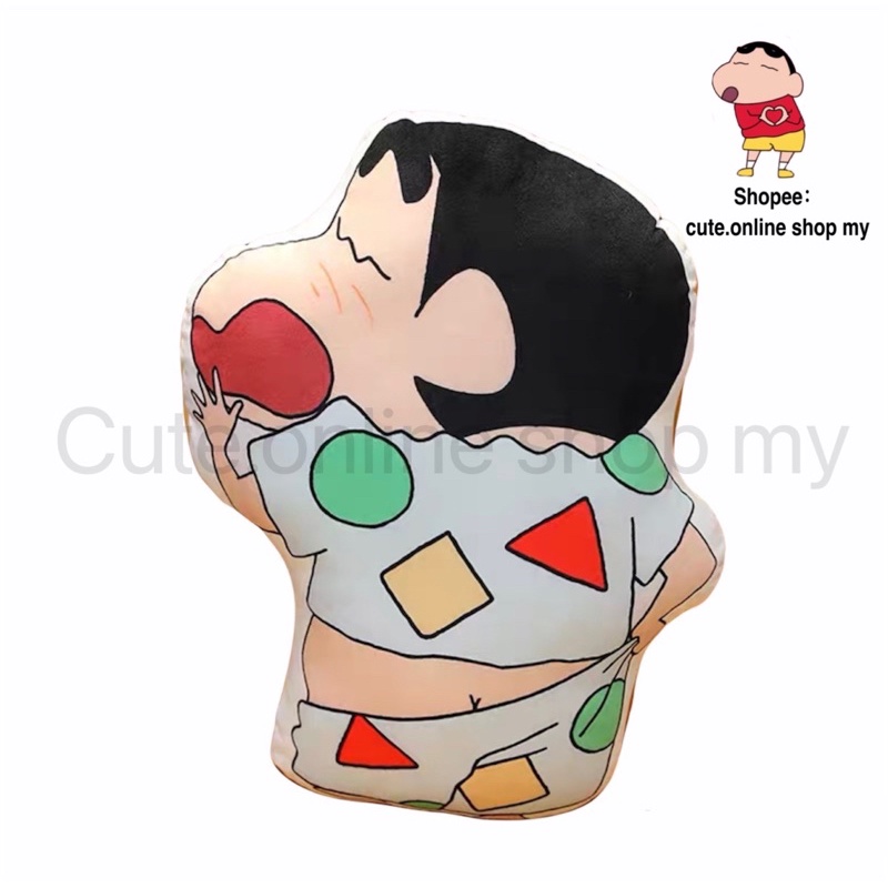 【Ready Stock 🇲🇾】Cute Toys Shin Chan Xin Chan pillow 可爱蜡笔小新抱枕枕头公仔 45cm ...