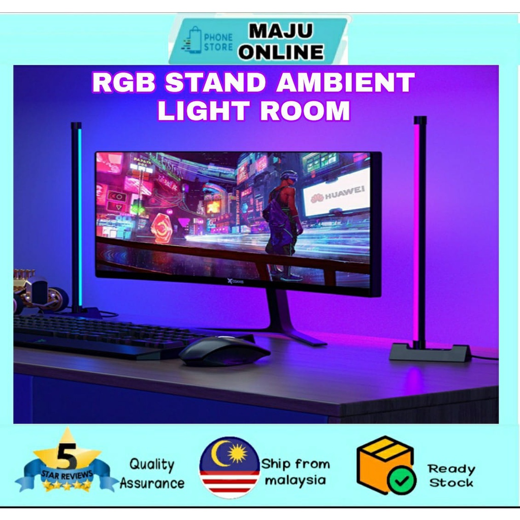 💥Local Ship💥Portable LED Fill Light RGB Lamp Colorful Atmosphere Night ...