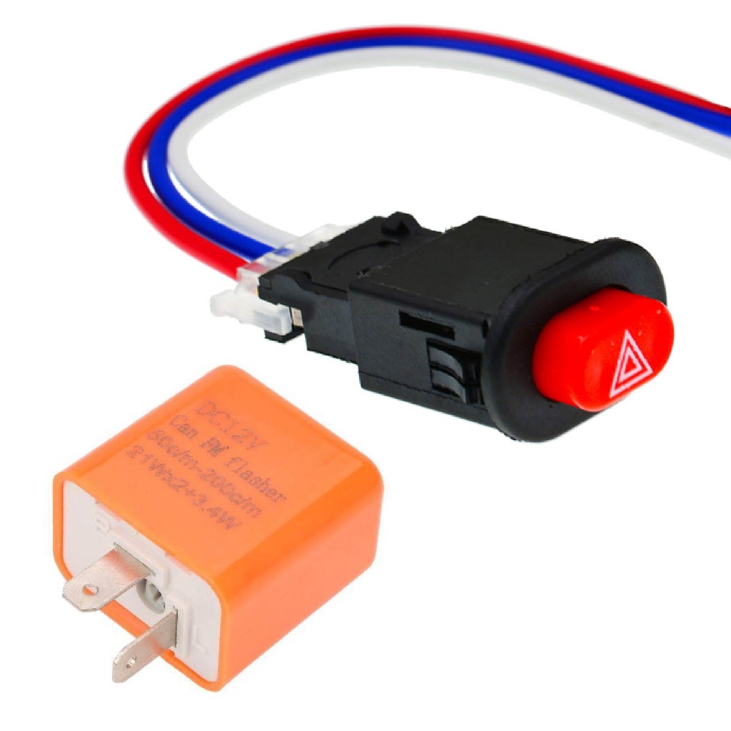 Double Signal Flasher LED Blinker Signal Adjustable Relay Hazard Light ...