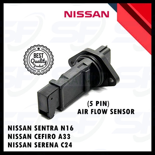 NISSAN SENTRA N16 CEFIRO A33 SERENA C24 AIR FLOW SENSOR (5 PIN) (22680 ...