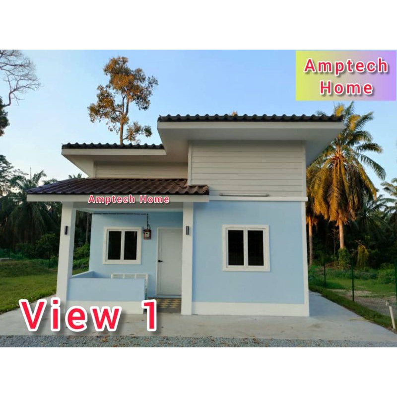 PELAN RUMAH 2 BILIK LANTAI (20'x32') 640KPS 1 TOILET 1 STOR sesuai ...
