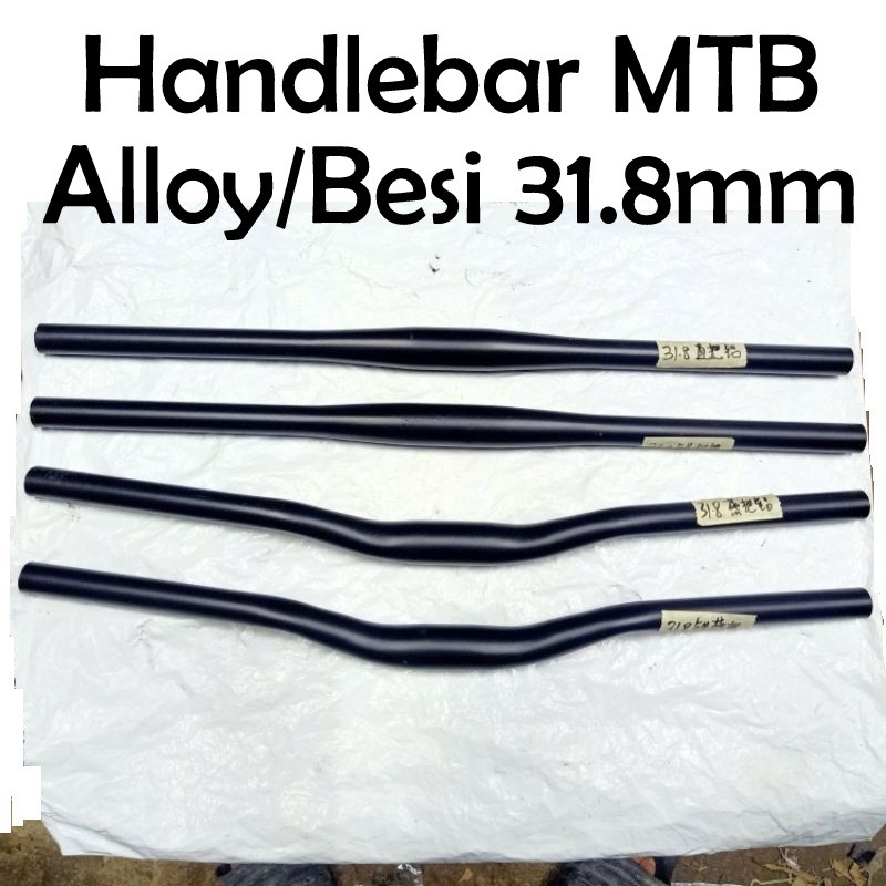 Basikal Handlebar MTB Alloy Besi 31.8mm 60cm Steel Handle Bicycle ...