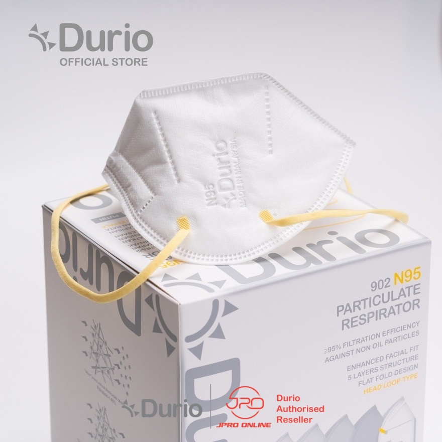 Durio 902 N95 Particulate Respirator 3D Foldable Head Loop Type ...