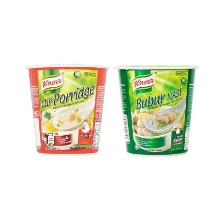 Knorr bubur nasi cup ayam / ayam & cendawan 35g | Shopee Malaysia