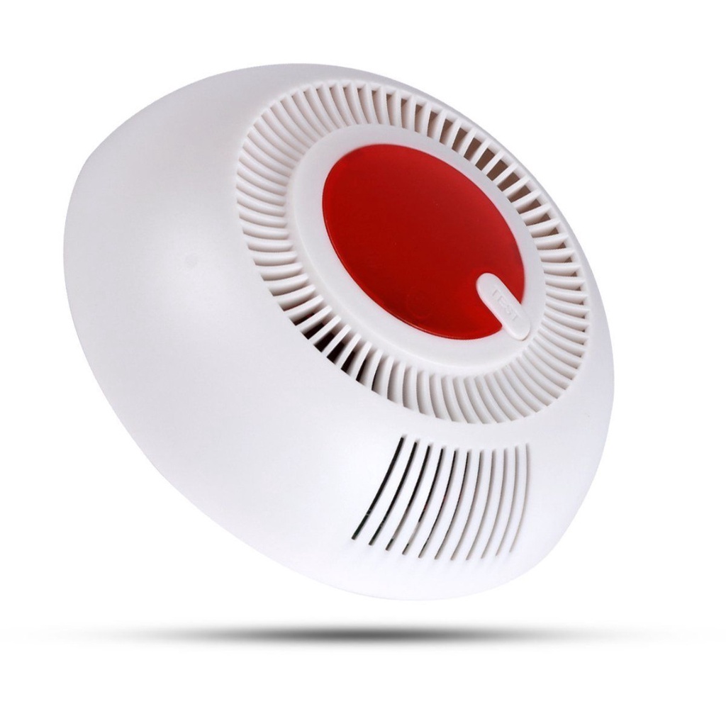 Smoke LED Alarm Detector Independent Ceiling Smoke Sensor Fire Sound ...